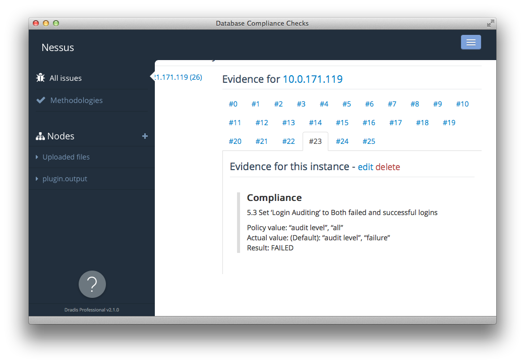 Nessus compliance checks - Dradis Framework Blog