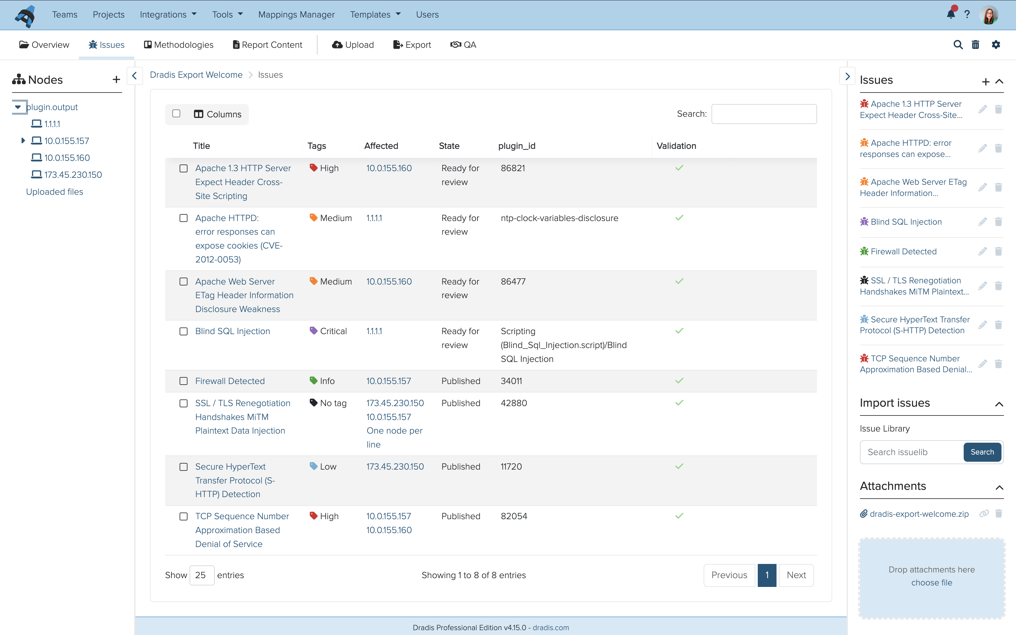Redesigning Dradis: A Fresh Look for a Better Navigation and ...