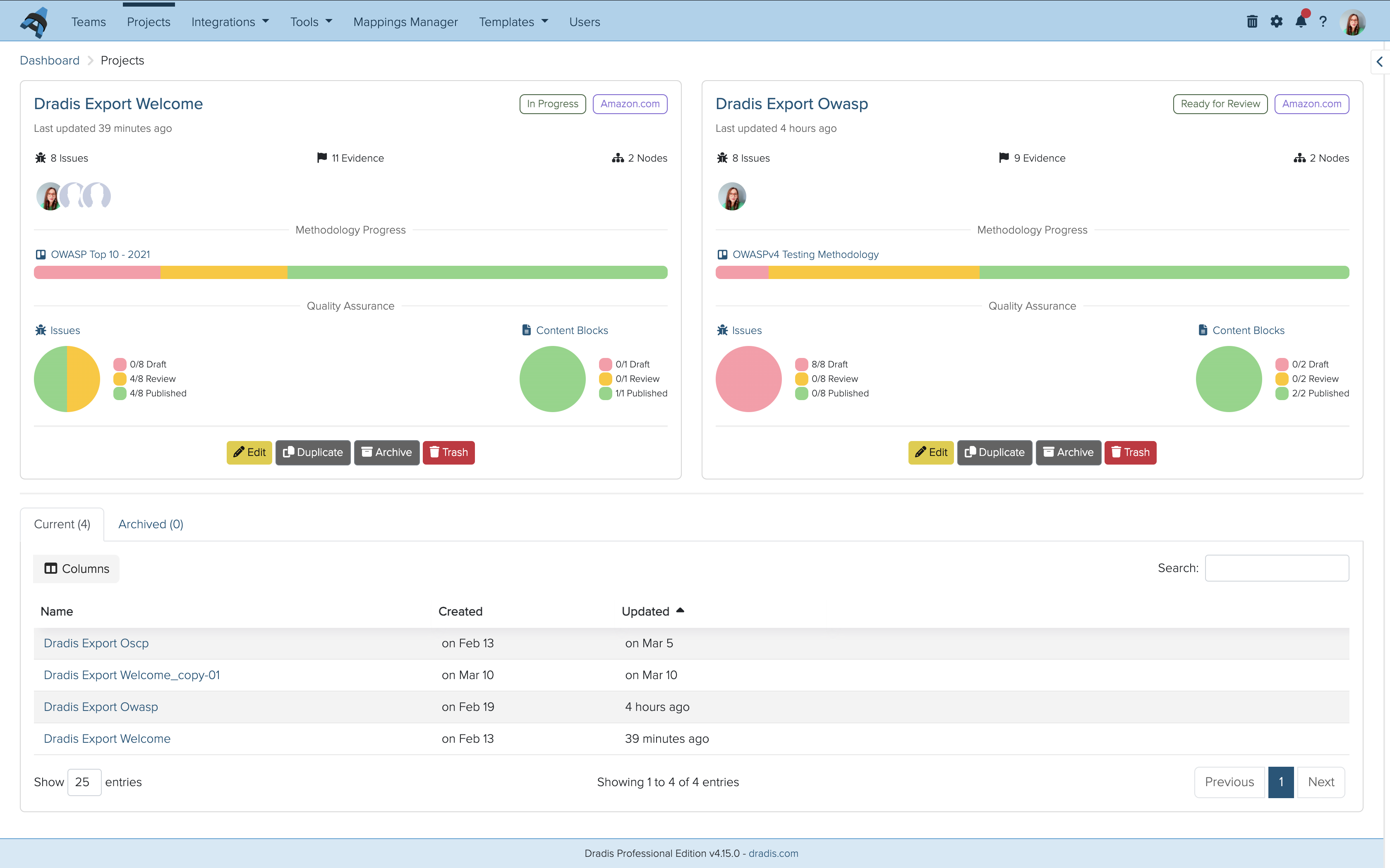 Redesigning Dradis: A Fresh Look for a Better Navigation and ...