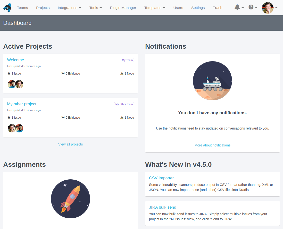 Next Steps | Dradis Pro Help
