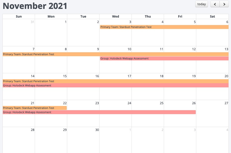 The Project Scheduler | Dradis Framework